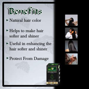 Soft Black Henna Hair Color Natural Hair Color